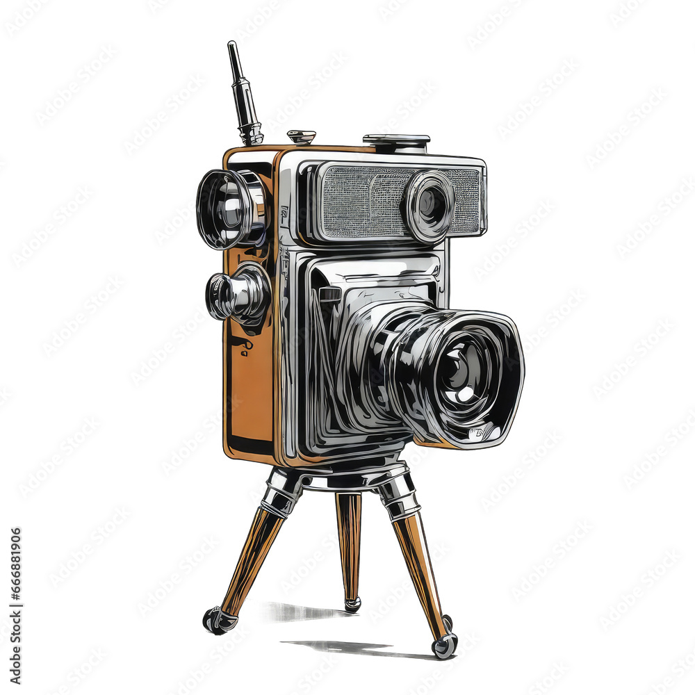 Retro spy camera clipart png 3d photo machine clipart vintage bundle ...