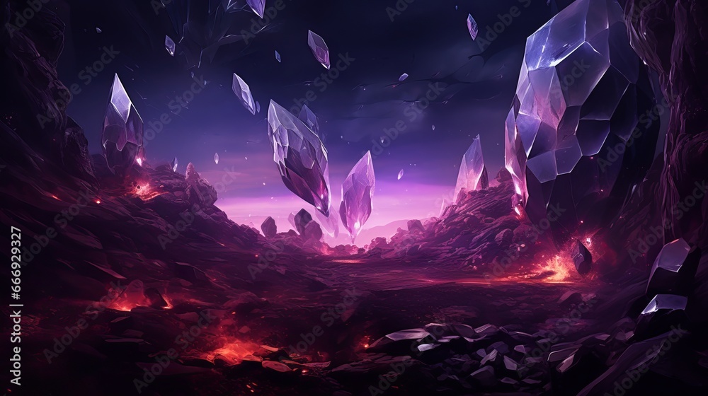 Jewel crystal light flares. Gem caustic light, focal point impacts and ...