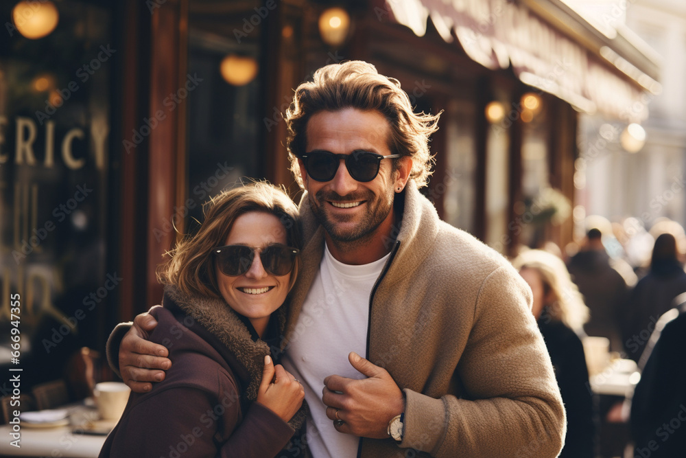 hug between a celebrity or influencer and a fan, where the celebrity ...