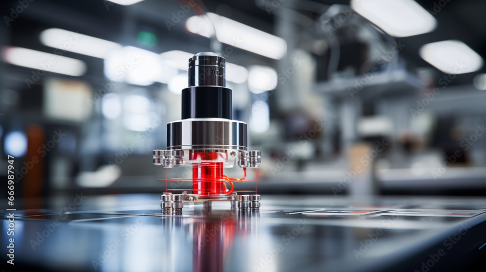 Quantum sensors being used for precise measurements in a scientific ...