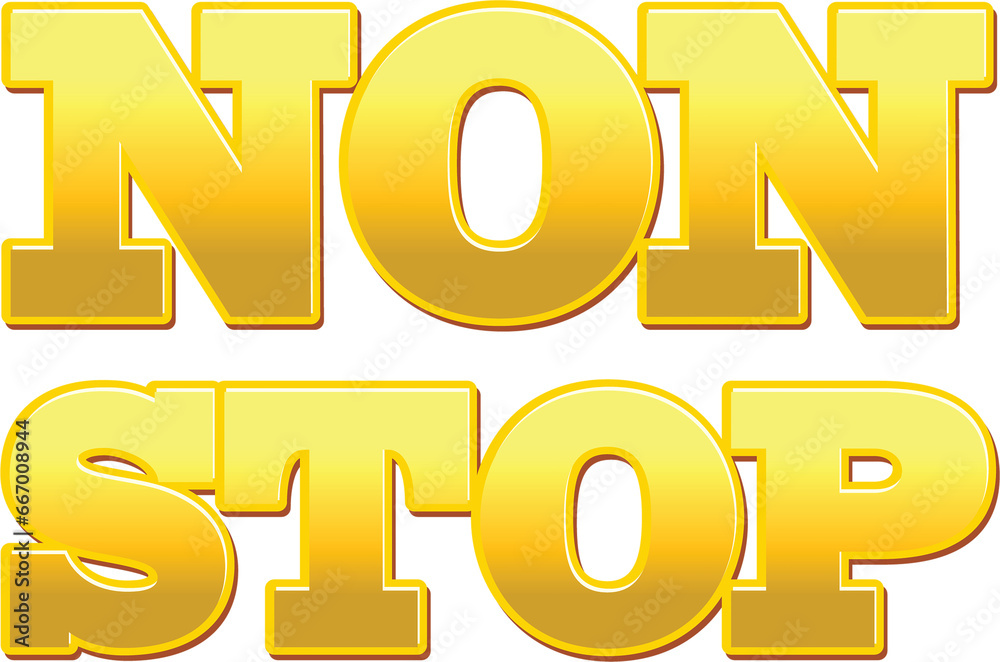 Digital png illustration of non stop text on transparent background ...