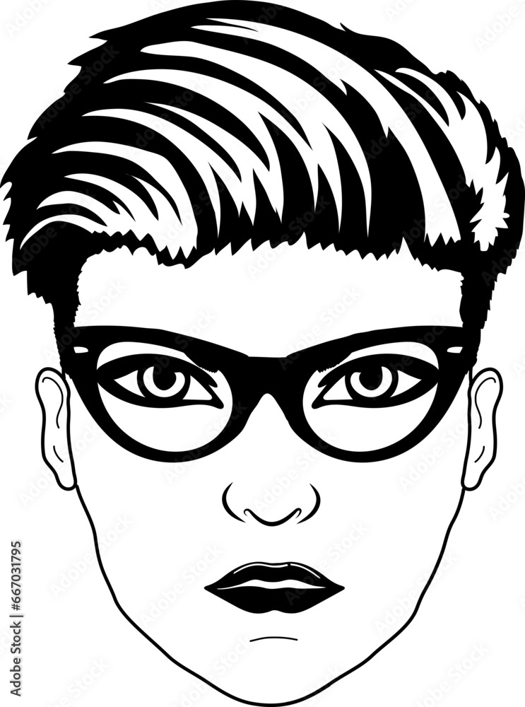 Women with Messy Bun Bandana Clipart mom life Woman's face Middle ...