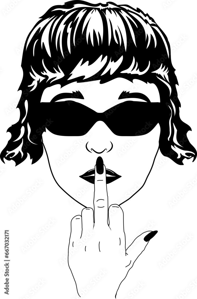 Women with Messy Bun Bandana Clipart mom life Woman's face Middle ...