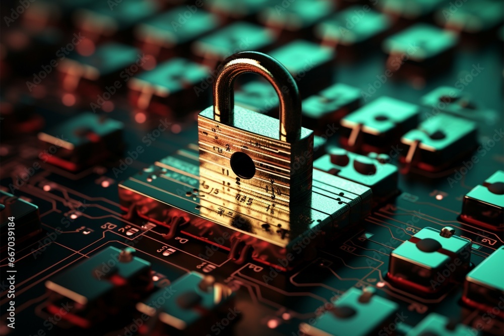 Image conveying the importance of online safety and cybersecurity ...