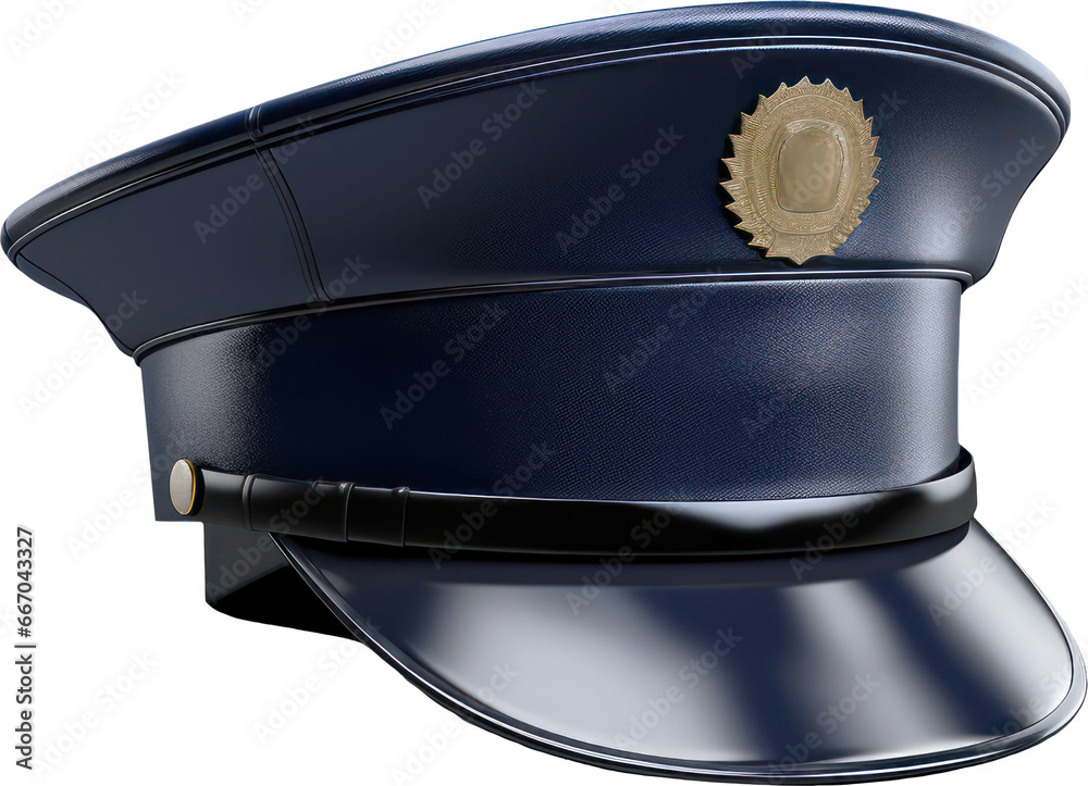 police hat transparent background PNG clipart Stock Illustration ...