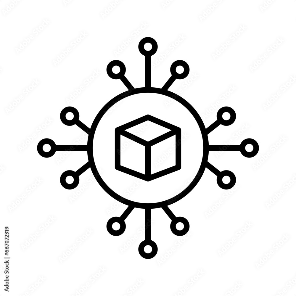 Digital Icon. Simple elements from digital distractions collection ...