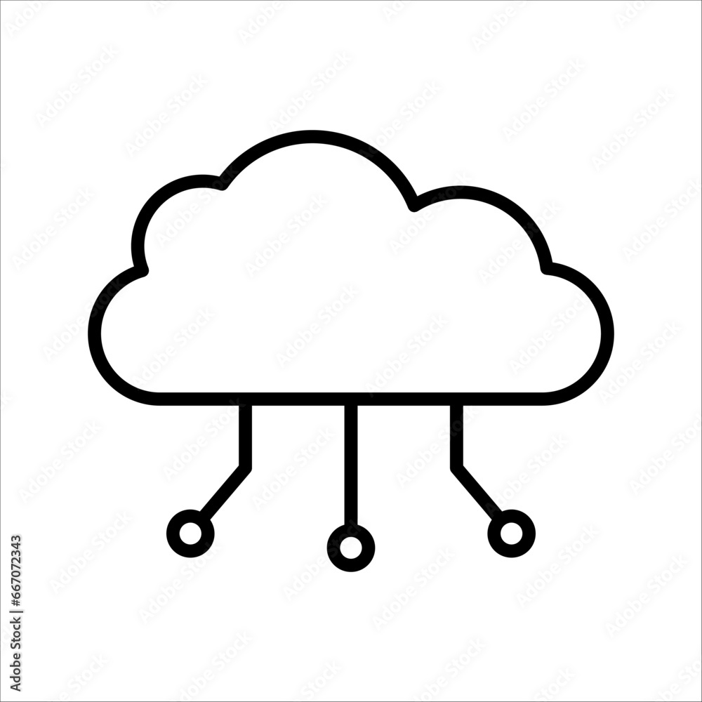 Digital Icon. Simple elements from digital distractions collection ...