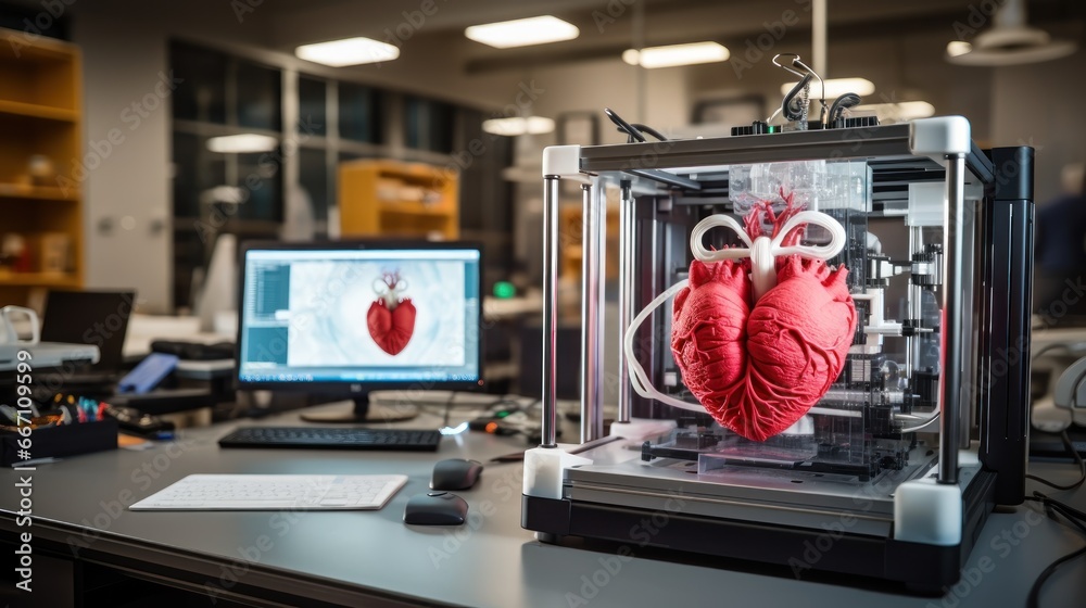 3D Printing in Healthcare: A 3D printer in a medical research lab ...