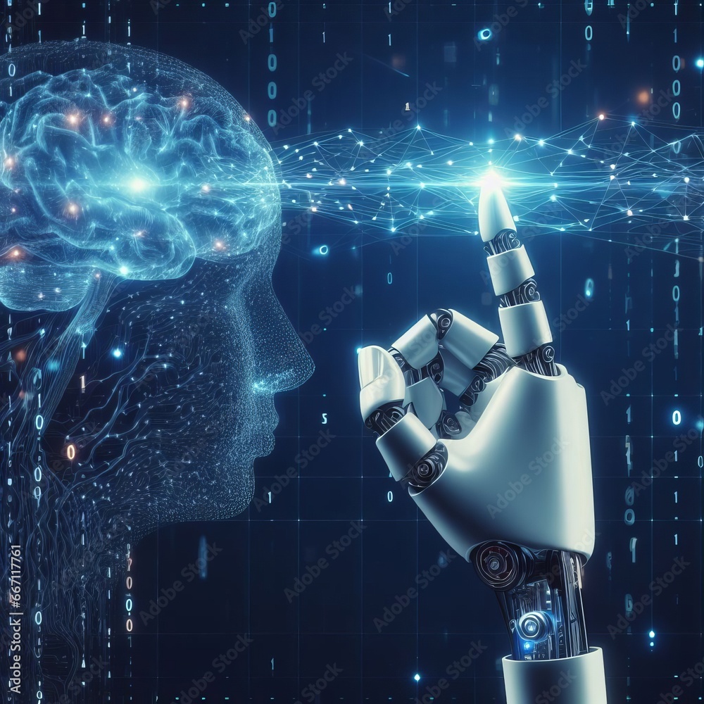 Binary data interaction with a robotic hand. The future of artificial ...