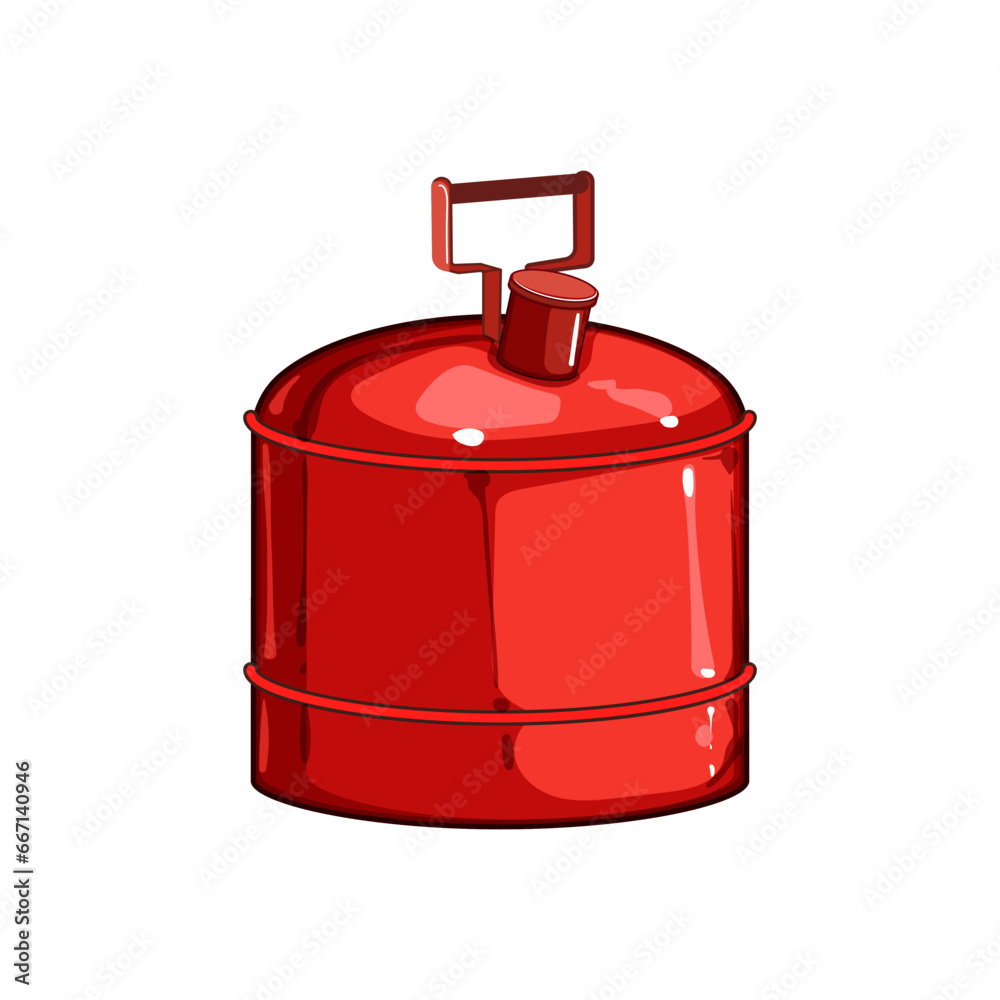 gasoline fuel can metal cartoon. container gas, diesel tank, gallon ...