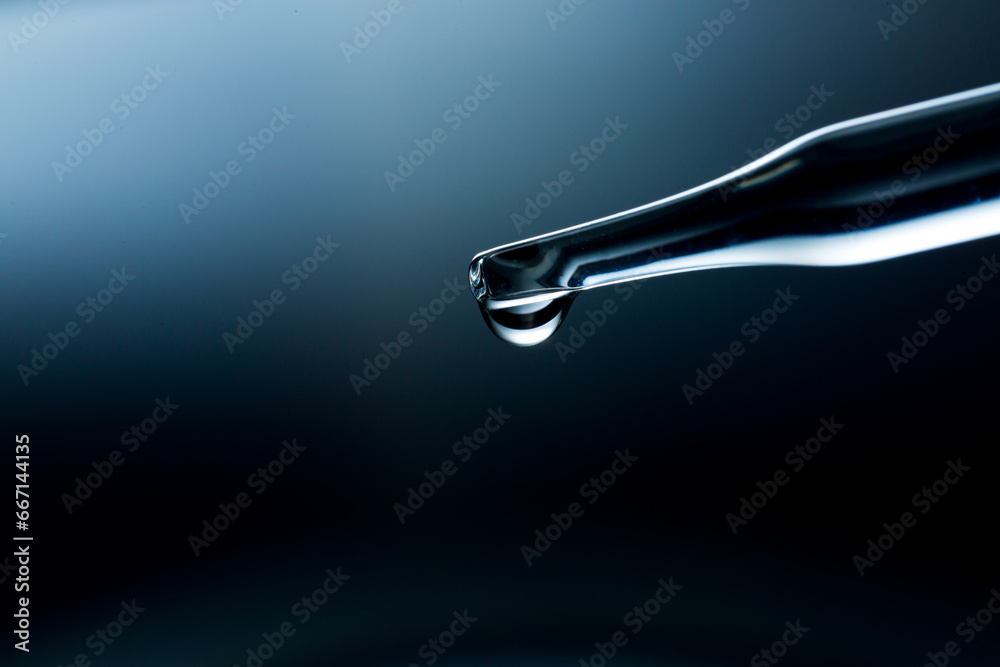 Water droplets macro science experiment,Liquid drop from laboratory ...
