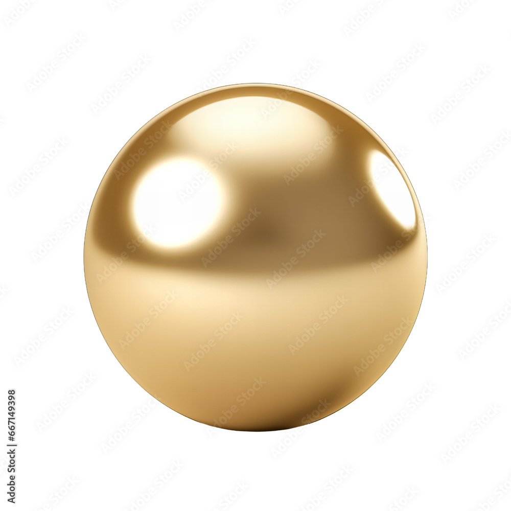 Metallic gold ball clip art Stock Photo | Adobe Stock