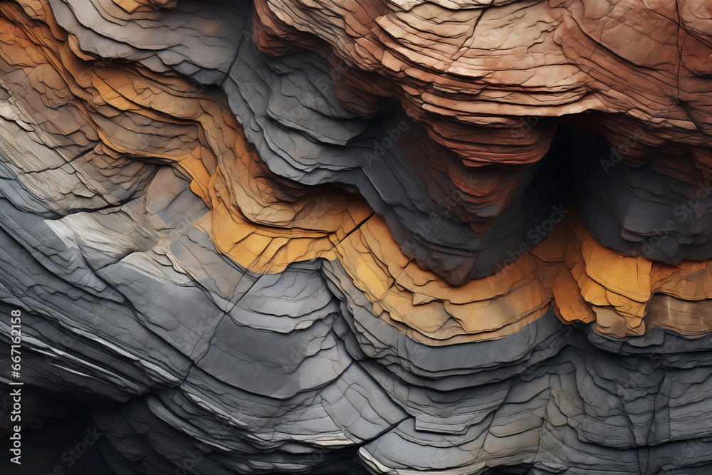 Nature-Inspired textures: Organic stone surface with wavy texture ...