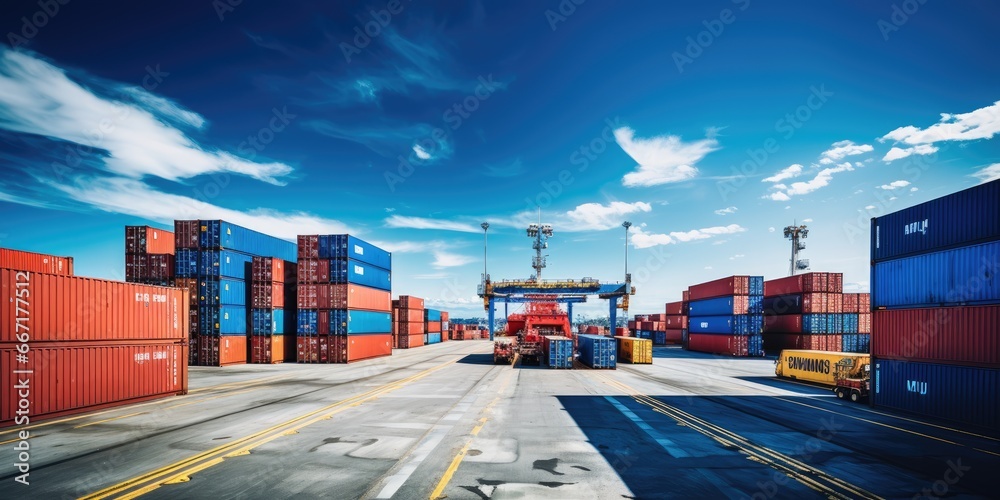 System transportation and logistics concept Top-down photography of ...