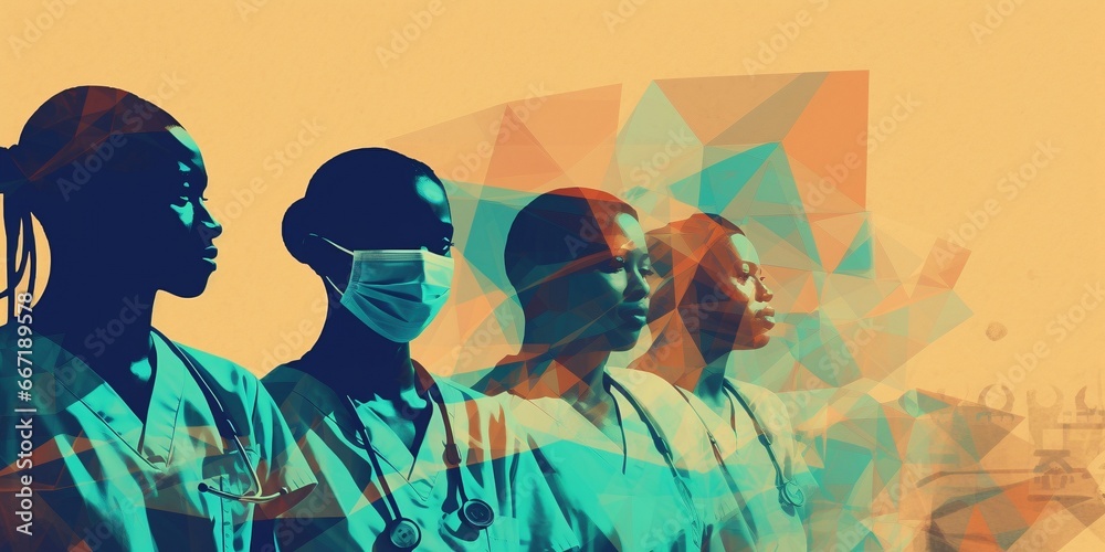 medical healthcare team background wallpaper banner featuring doctors ...