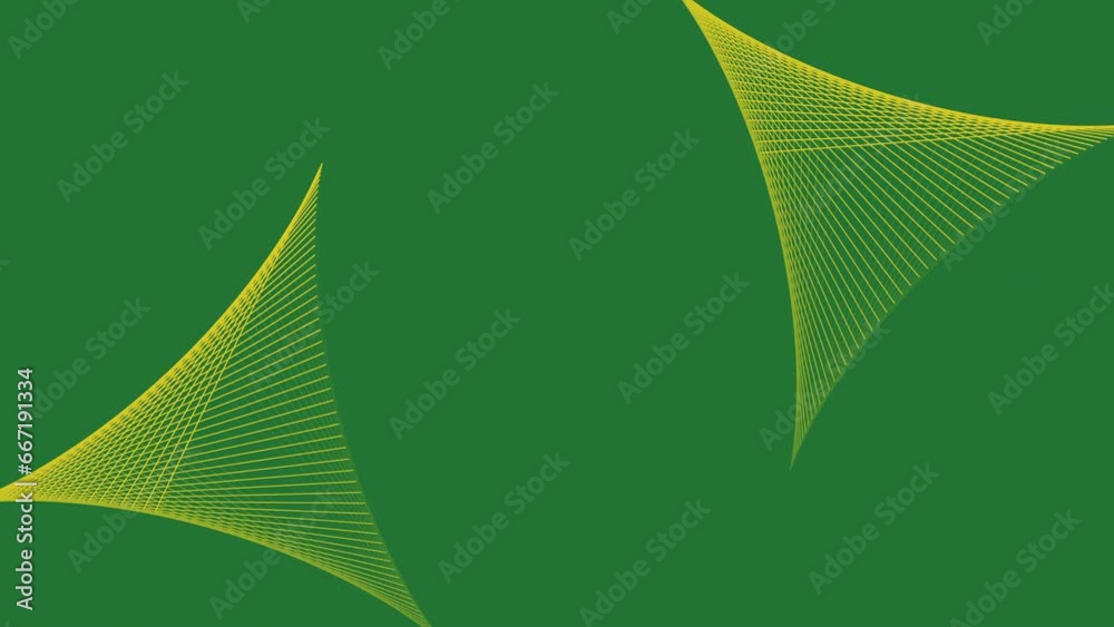 Visual representation of a sound wave, with yellow lines tracing the ...