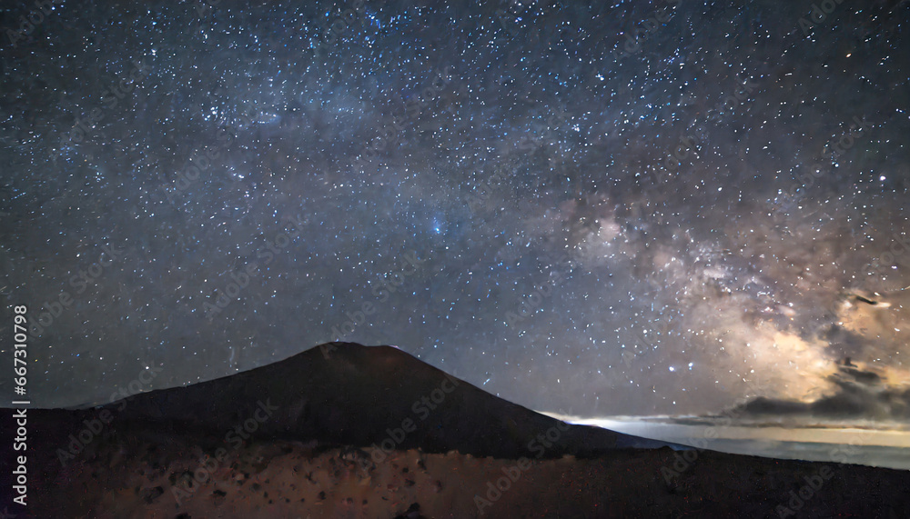 stargazing at mauna kea big island hawaii starry night sky milky way ...