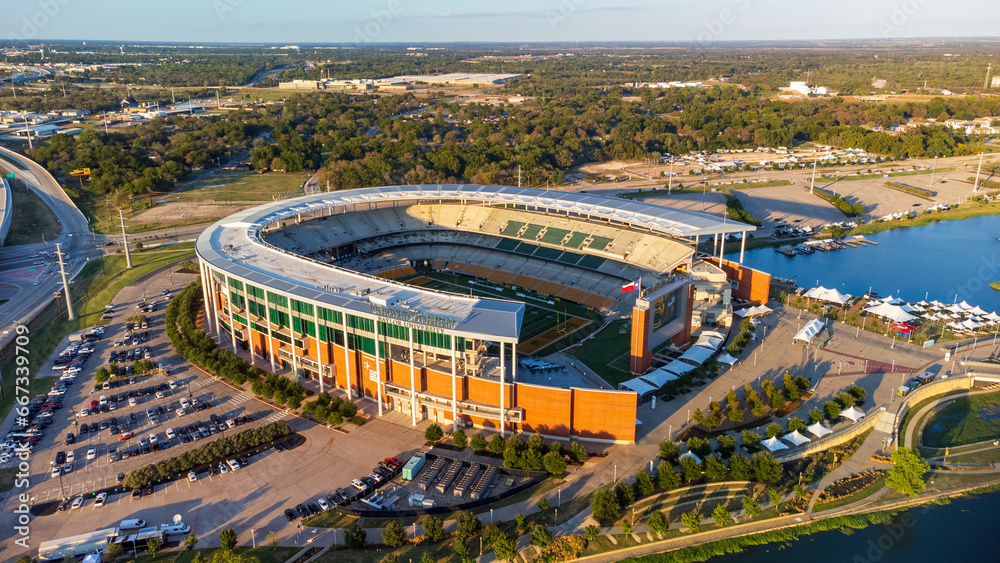 McLane Stadium in home of the Baylor University Bears football team ...