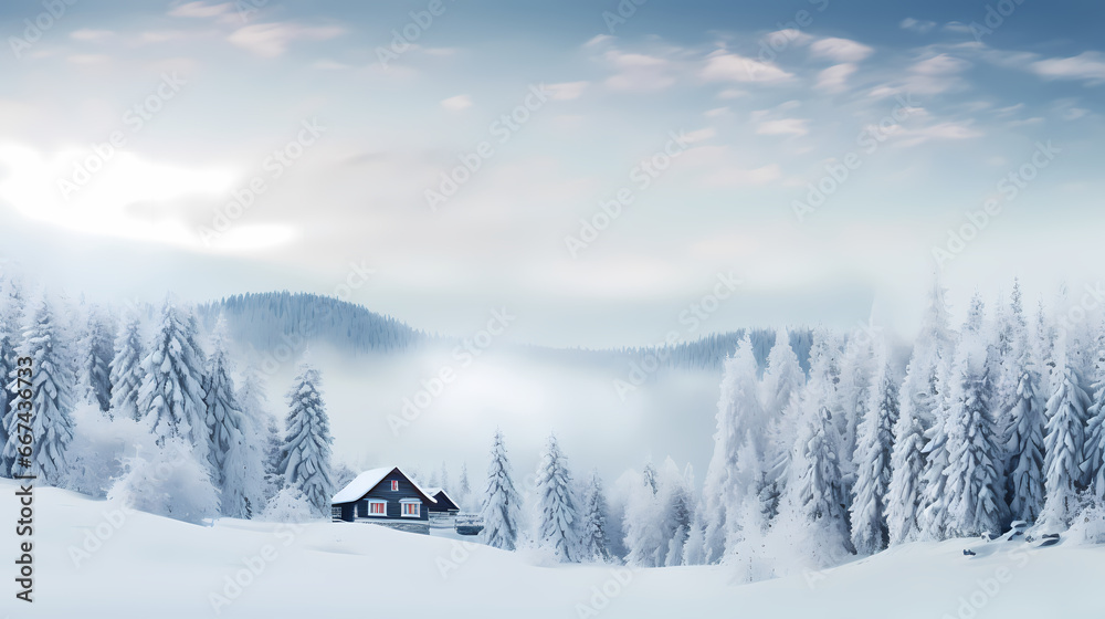 Snow background wallpaper poster PPT Stock Illustration | Adobe Stock