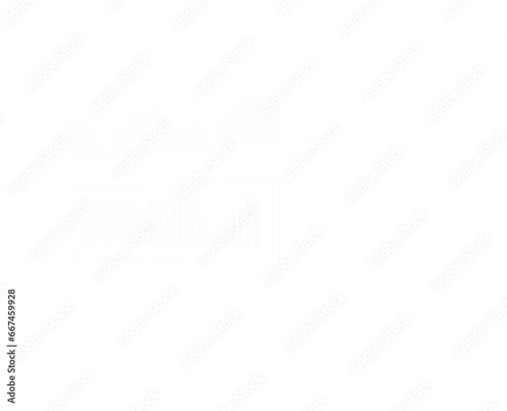 Digital png illustration of digital interface with data processing on ...