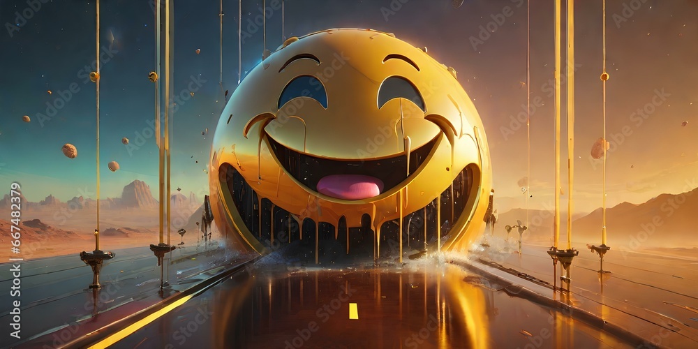 World smile day face emoji , A smiley face is emoji Stock Illustration ...