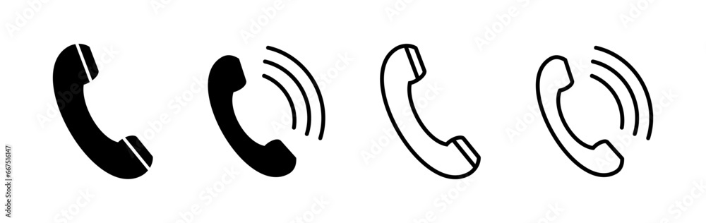 Call icon vector. phone icon vector Stock Vector | Adobe Stock