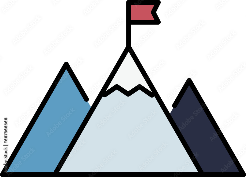 Mount everest icon Stock Vector | Adobe Stock