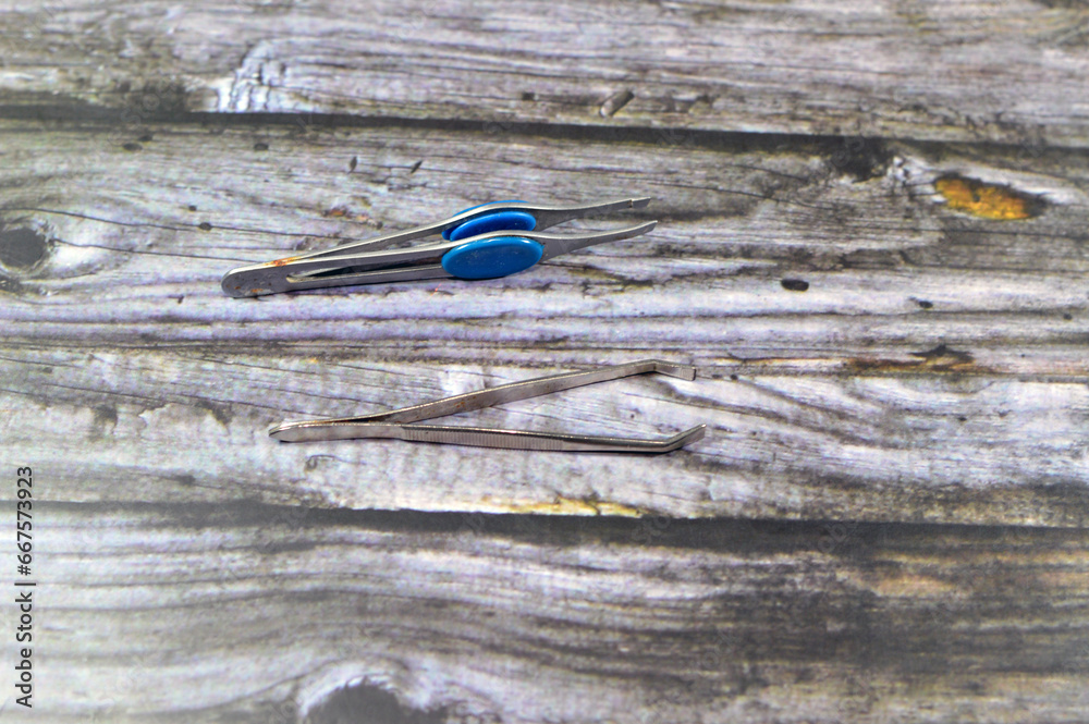 Tweezers, small hand tools used for grasping objects too small to be ...