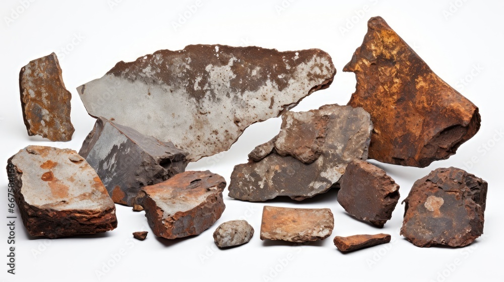 stock images of pieces of rust isolated on a white background, offering ...