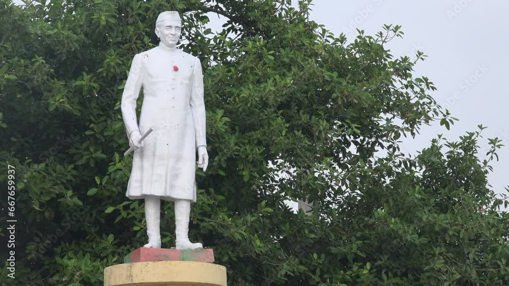 Statue of Jawaharlal Nehru in Tamil Nadu, the first Prime Minister of ...