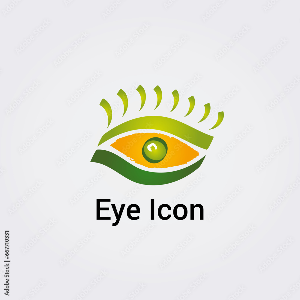 Icones Oeil Yeux Beauté Modèle pour Design Logos - Emblème Symbole ...