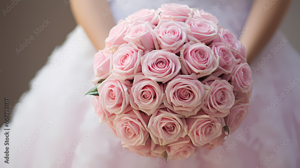 Pink rose ball background wallpaper poster PPT Stock Illustration ...