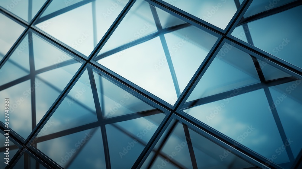 architecture of geometry at glass window,roof of moden buildings,Empty ...