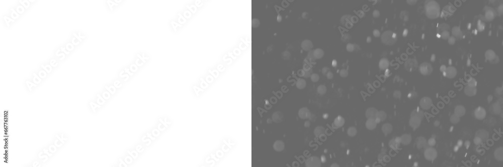 Falling snow isolated on transparent background. Heavy light snowfall ...