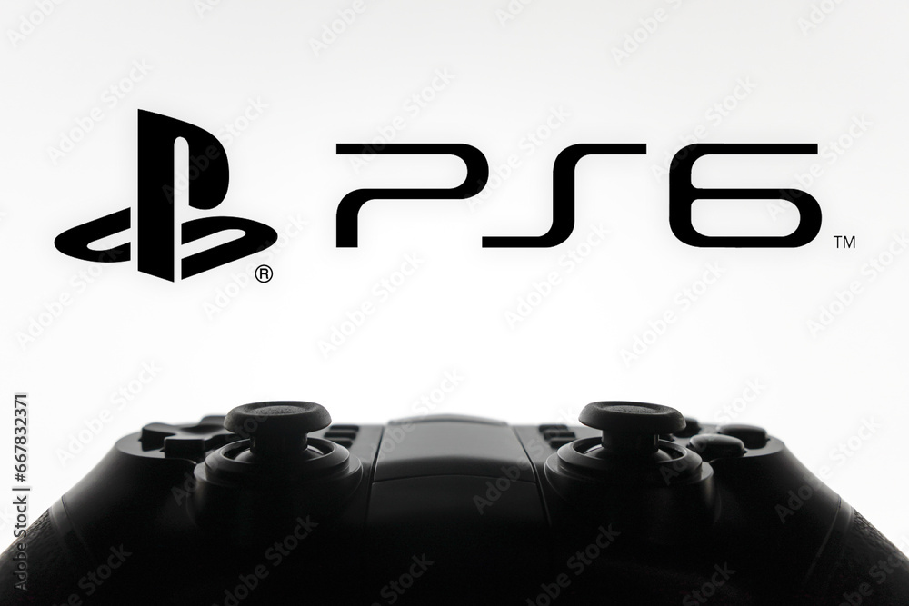 October 25, 2023, Brazil. In this photo illustration, the PlayStation 6 ...