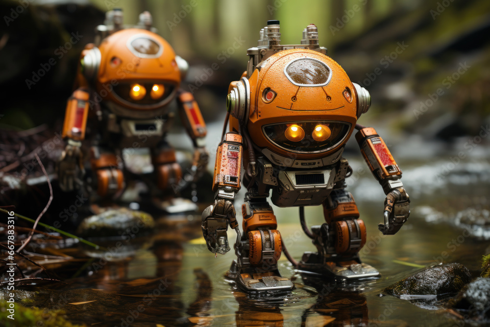 Miniaturized robots in the role of environmental sentinels, detecting ...