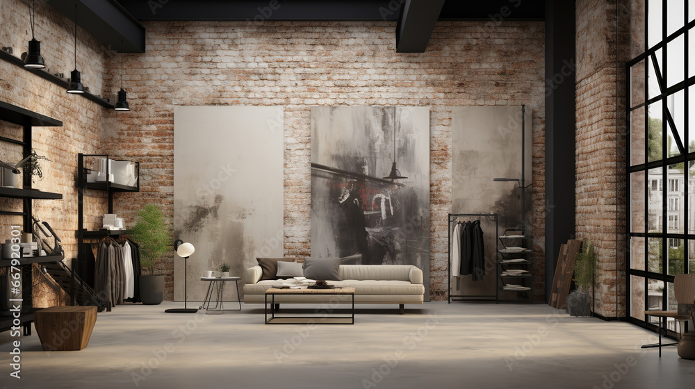 Captivating Industrial Boutique, A Fusion of Style and Elegance Amidst ...