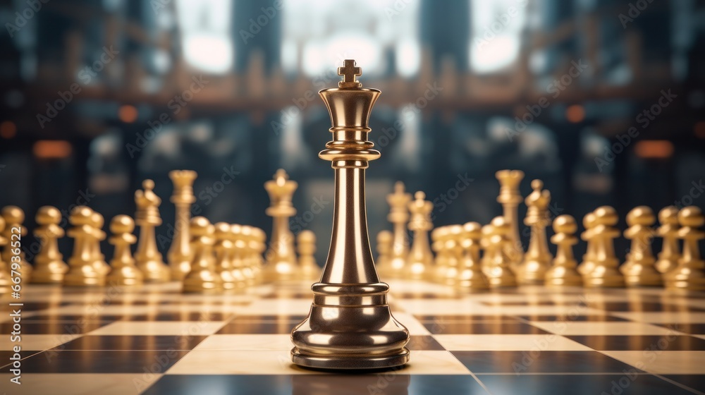 chess battle, victory, success, team leader, teamwork, business ...