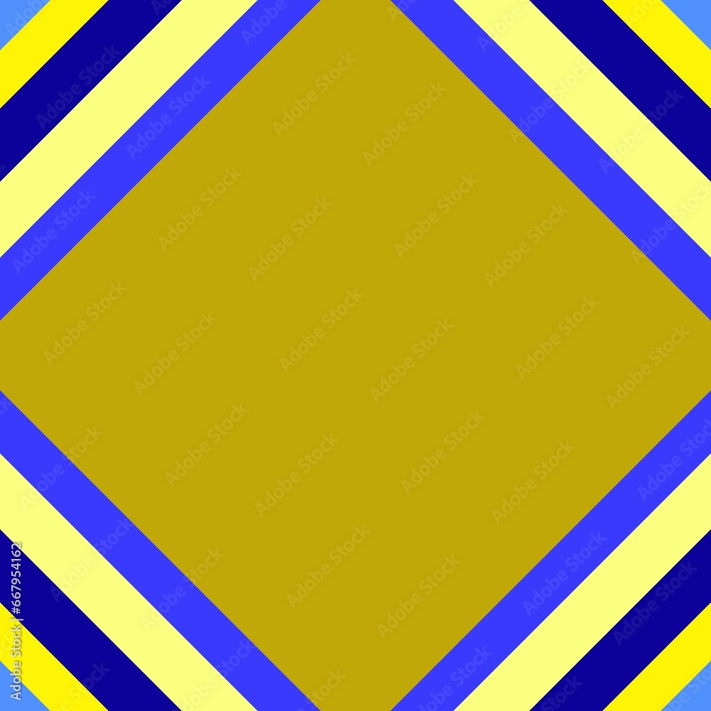 Striped corners background with blue and yellow color palette Stock ...