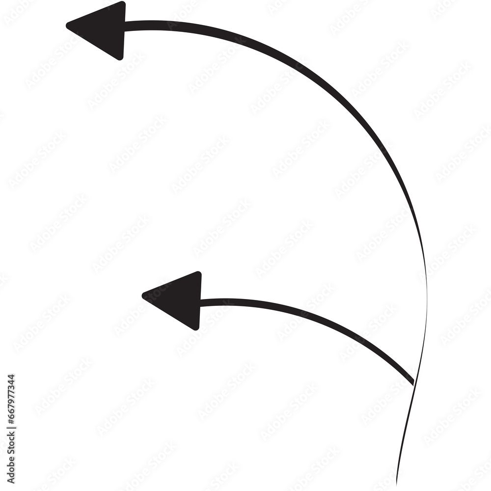 Digital png illustration of black arrows on transparent background ...