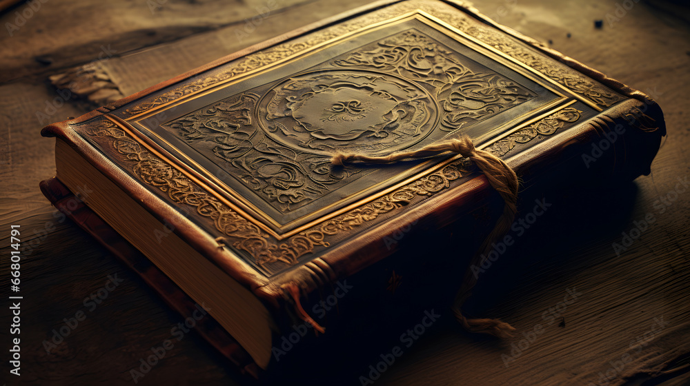 Old book in vintage style. generative AI. Stock Photo | Adobe Stock