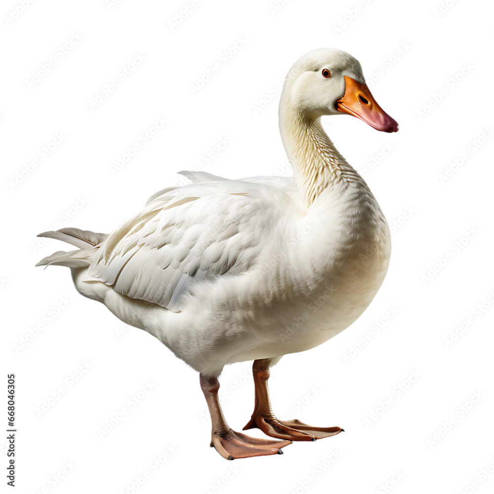 Goose on Transparent Background Isolated on Transparent or White ...