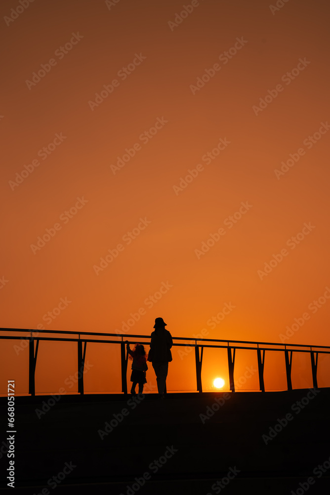 The Romantic Sunset of Xinglong Lake in Tianfu New Area, Chengdu Stock ...