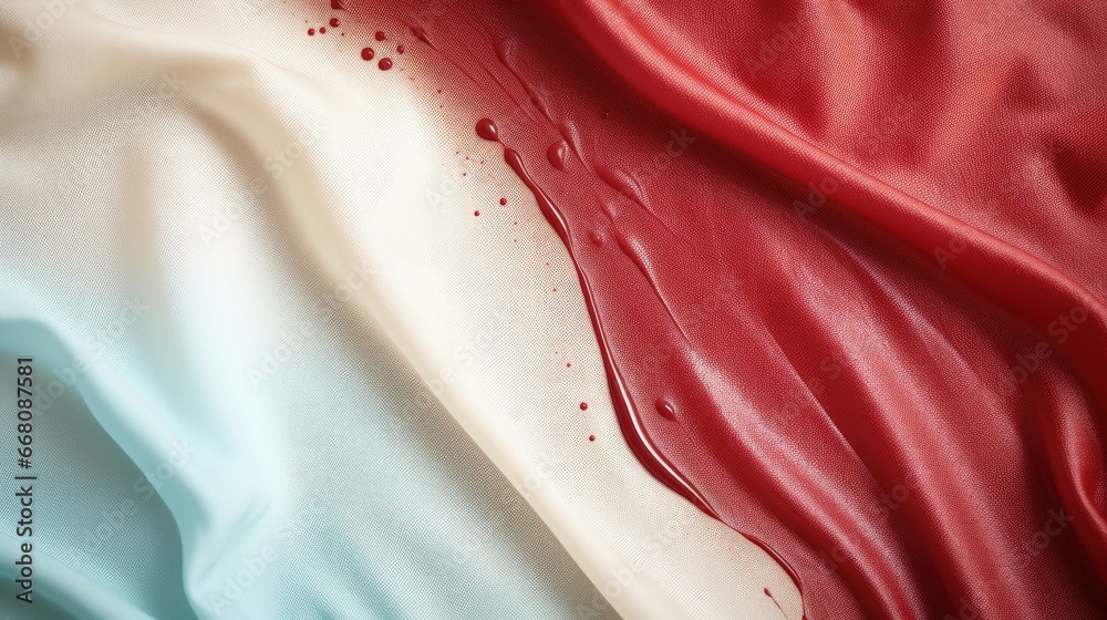 Textiles displaying stain removal on fabric fibers like blood and ...