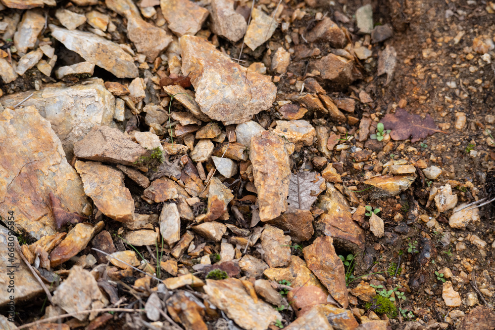 Rock structure, background. Natural rock background. Cracks and natural ...