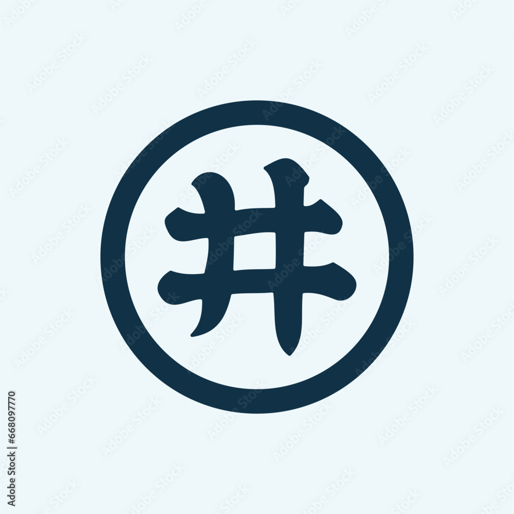 Kamon Symbols of Japan. Japanesse clan kamon crest symbol. japanese ...