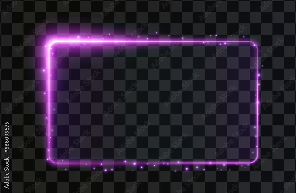 Collection of futuristic hud light pink frame powder size dust ...