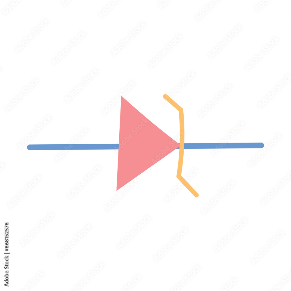 Zener diode symbol vector. physics resources for teachers and students ...