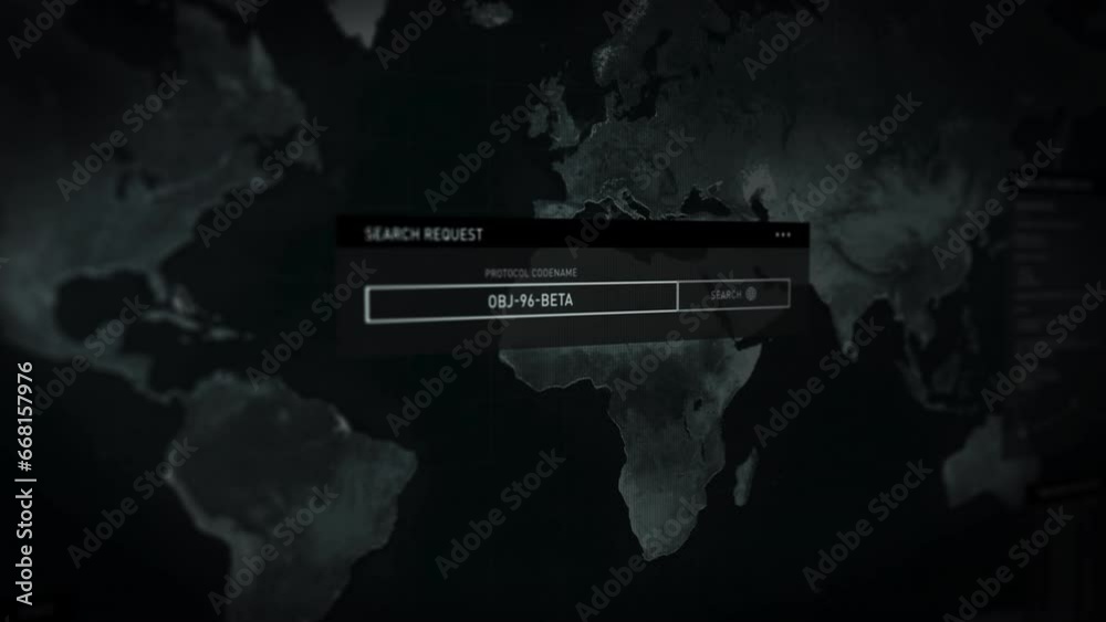 Login protocol. Interface loading. Search request.Radar scan through the continenets.Detection ...