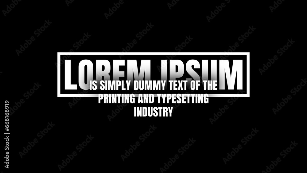 Animated Title for Universal Videos with Minimal Lines and Abstract ...